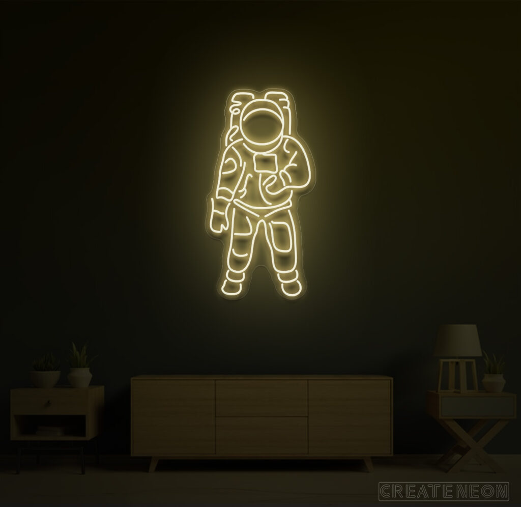 Buy Astronaut Space LED Neon Sign! Outer space feels!