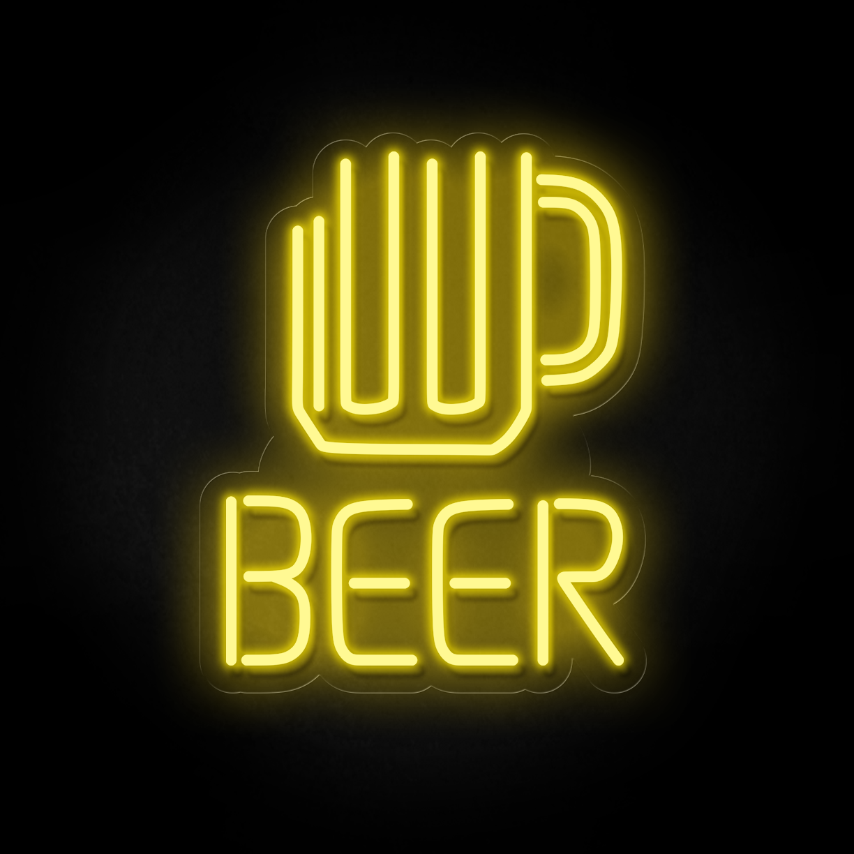 Get Beer Neon Sign For Bar or Pub Neon sign, Home bar sign