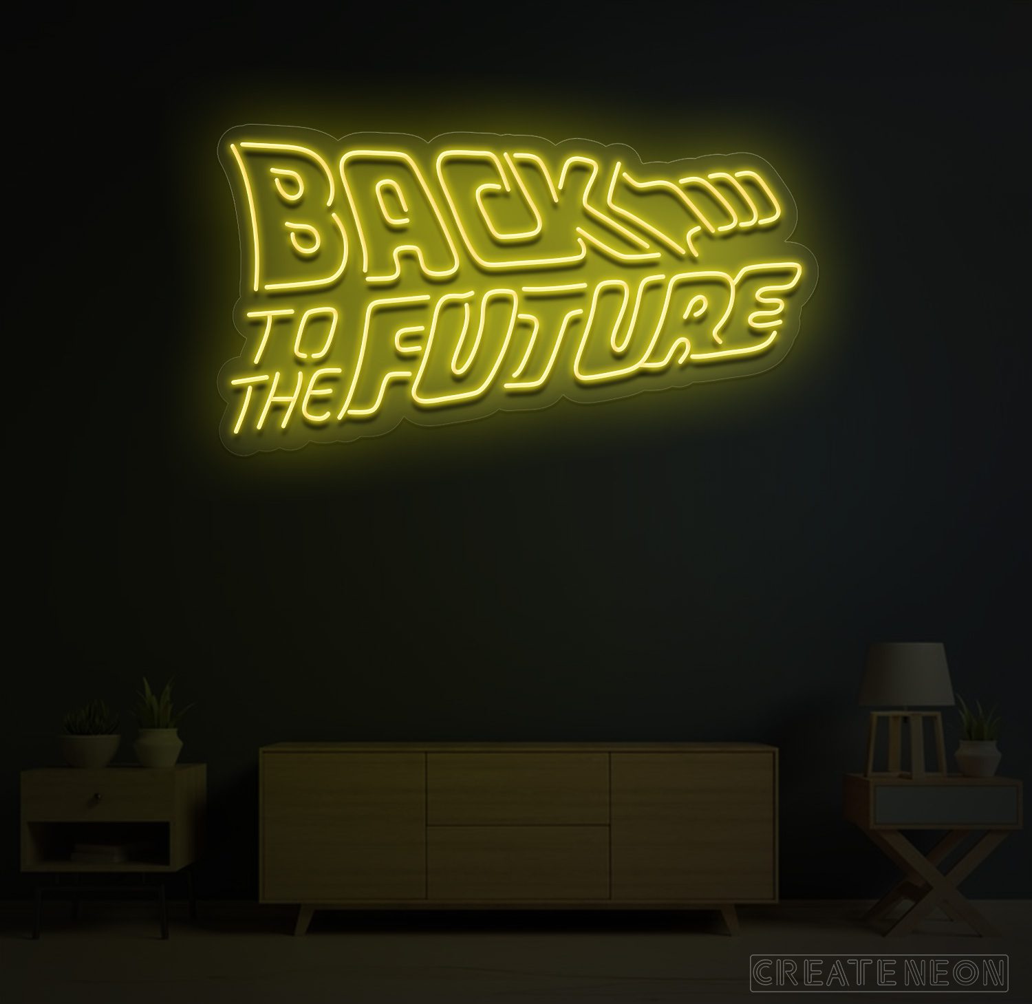 Back to The Future Neon Sign - CreateNeon.Com