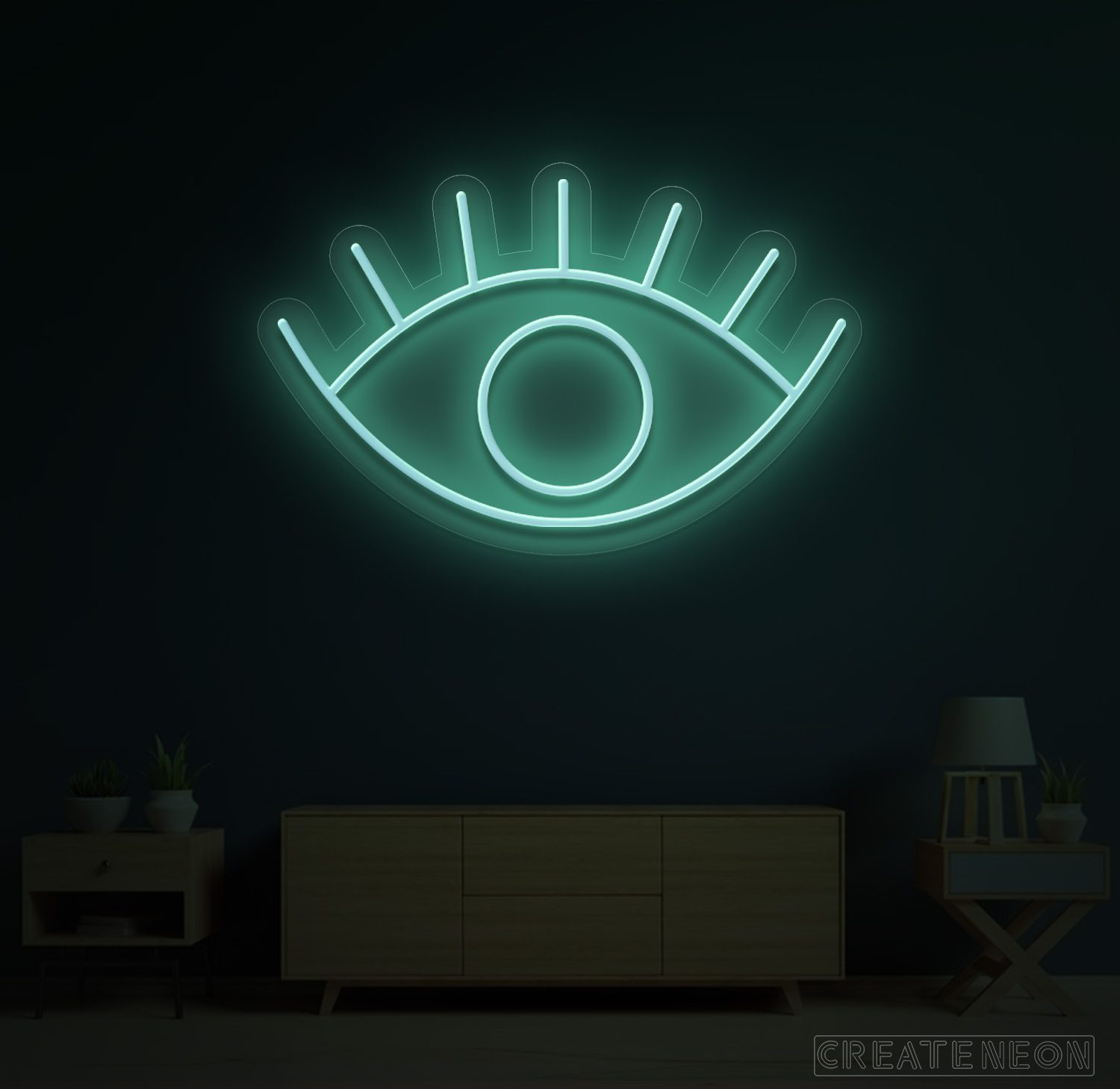 Eye Neon Sign An Ideal Pick For Your Bedroom To Wake You Up