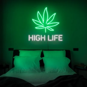 Green Neon Signs - Best Way Of Connecting To Nature
