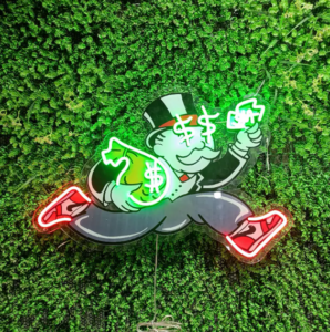 Monopoly Neon Sign: Brighten Your Space with Iconic Flair