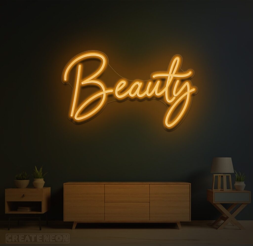 Beauty Neon Sign Ideal Adornment For Salons | Create Neon
