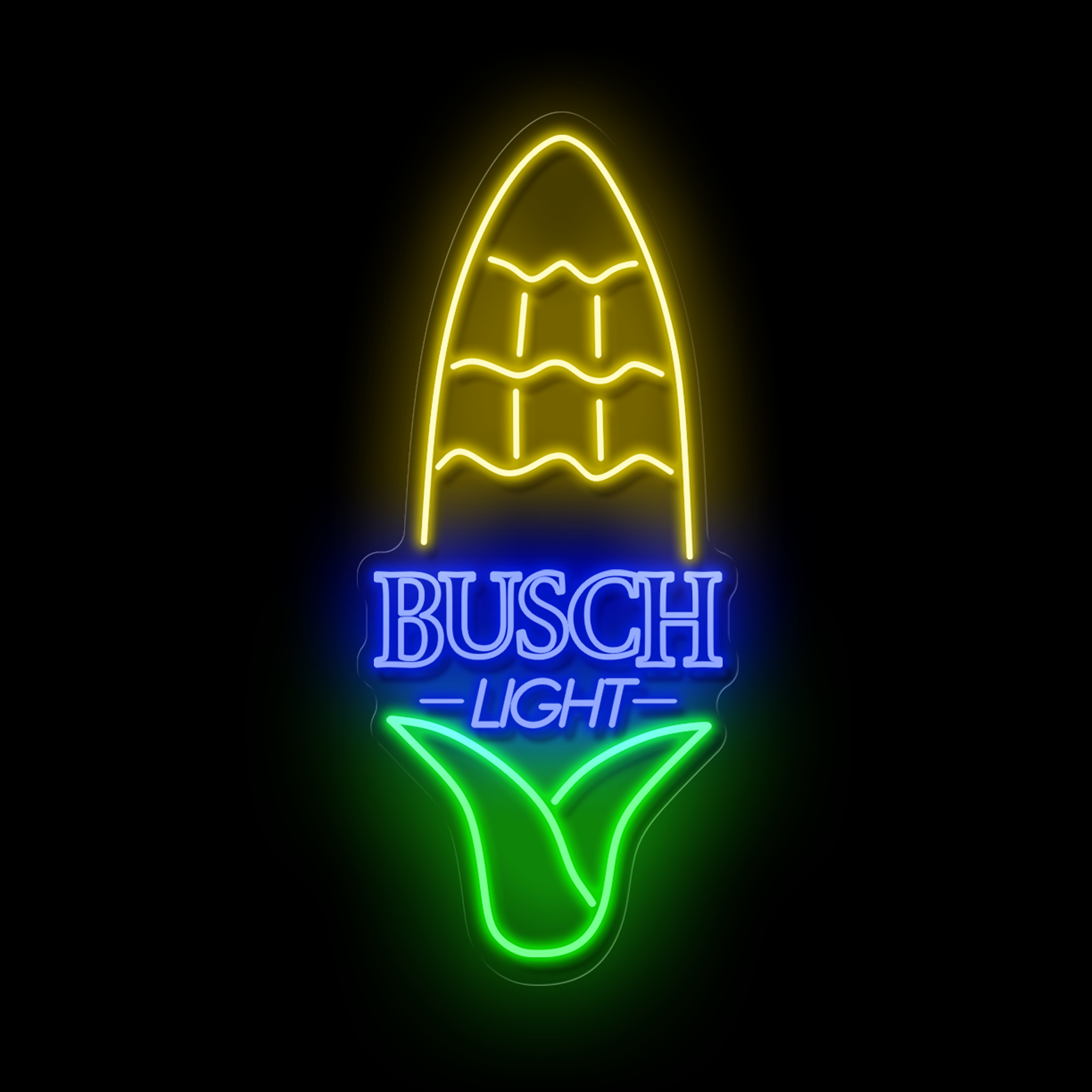 Buy Busch Light Corn Neon Sign Free Shipping - Create Neon