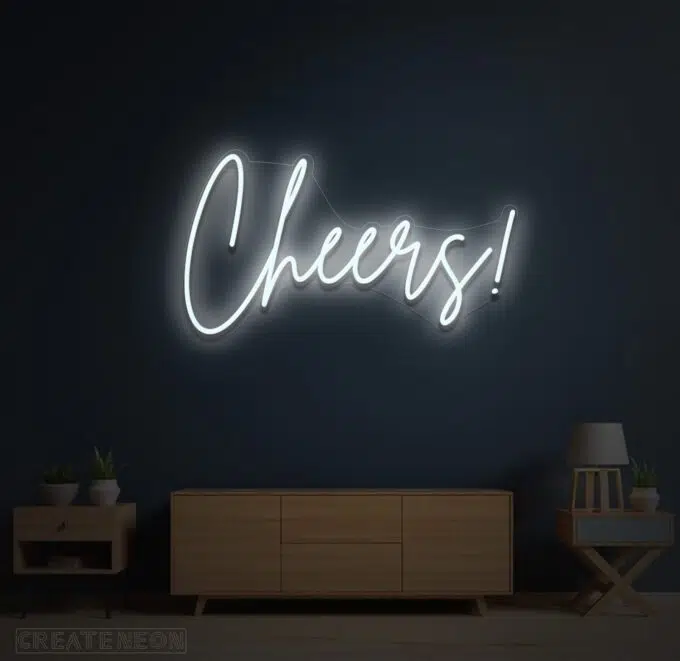 Cheers Neon Bar Sign - Affordable Neon Sign For Bar