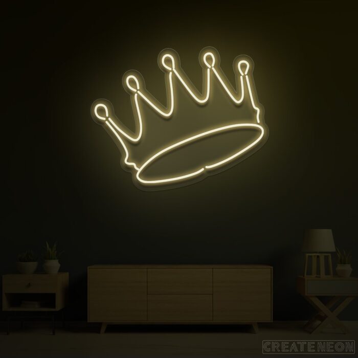 The Crown Neon Sign - Colorful LED Neon Sign - CreateNeon