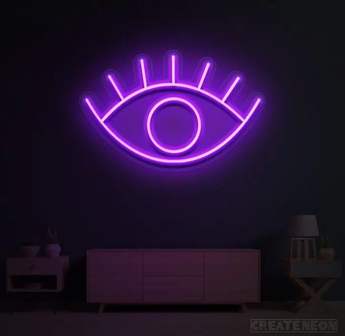 Eye Neon Sign An Ideal Pick For Your Bedroom To Wake You Up