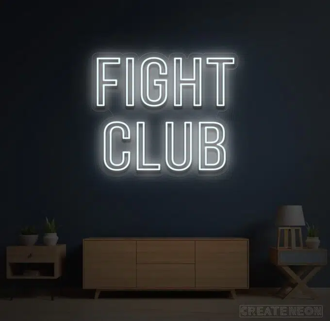 Shop Fight Club Neon Sign - CreateNeon.Com