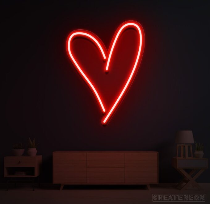 Neon Heart Sign | Love Neon Signs | LED Wedding Lights