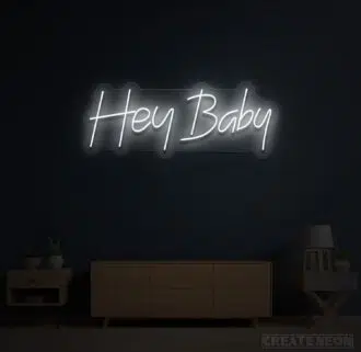 Get Hey Baby Neon Sign for you Baby Room Decoration