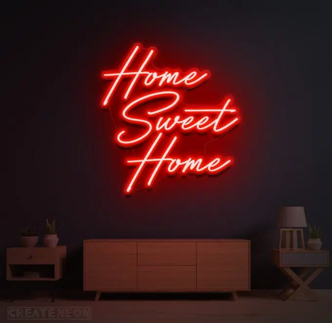 Home Sweet Home Sign | Best LED custom neon signs