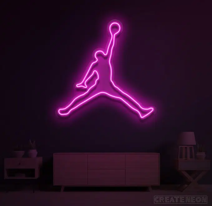 Shop Jumpman Neon Sign - CreateNeon.Com