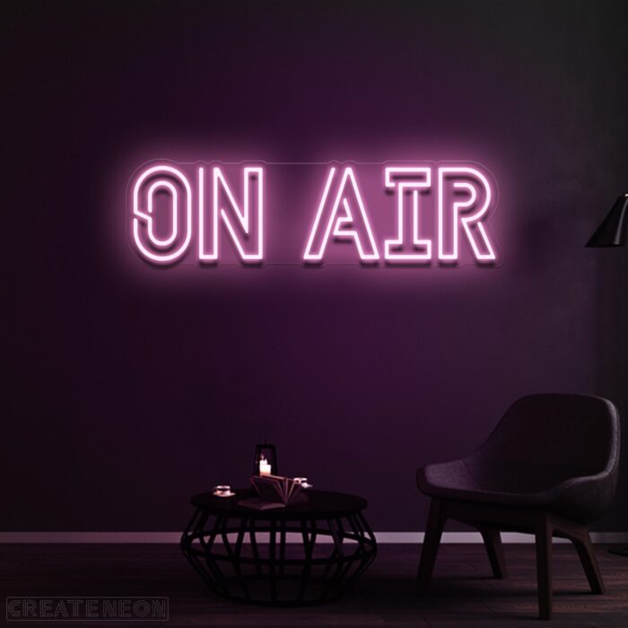 ON AIR Neon Sign - Neon ON AIR Light - CreateNeon.Com