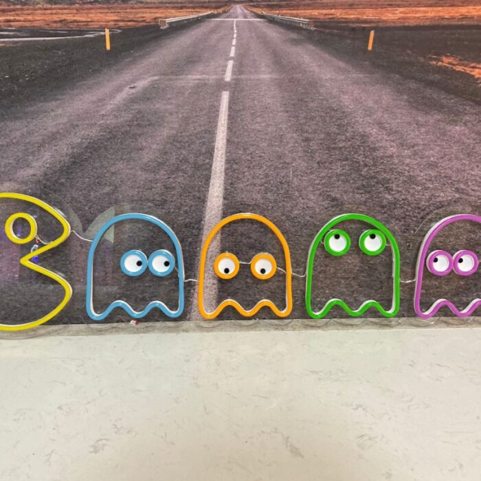 Pac Man & Ghosts Neon Sign To Embellish Your Game Room