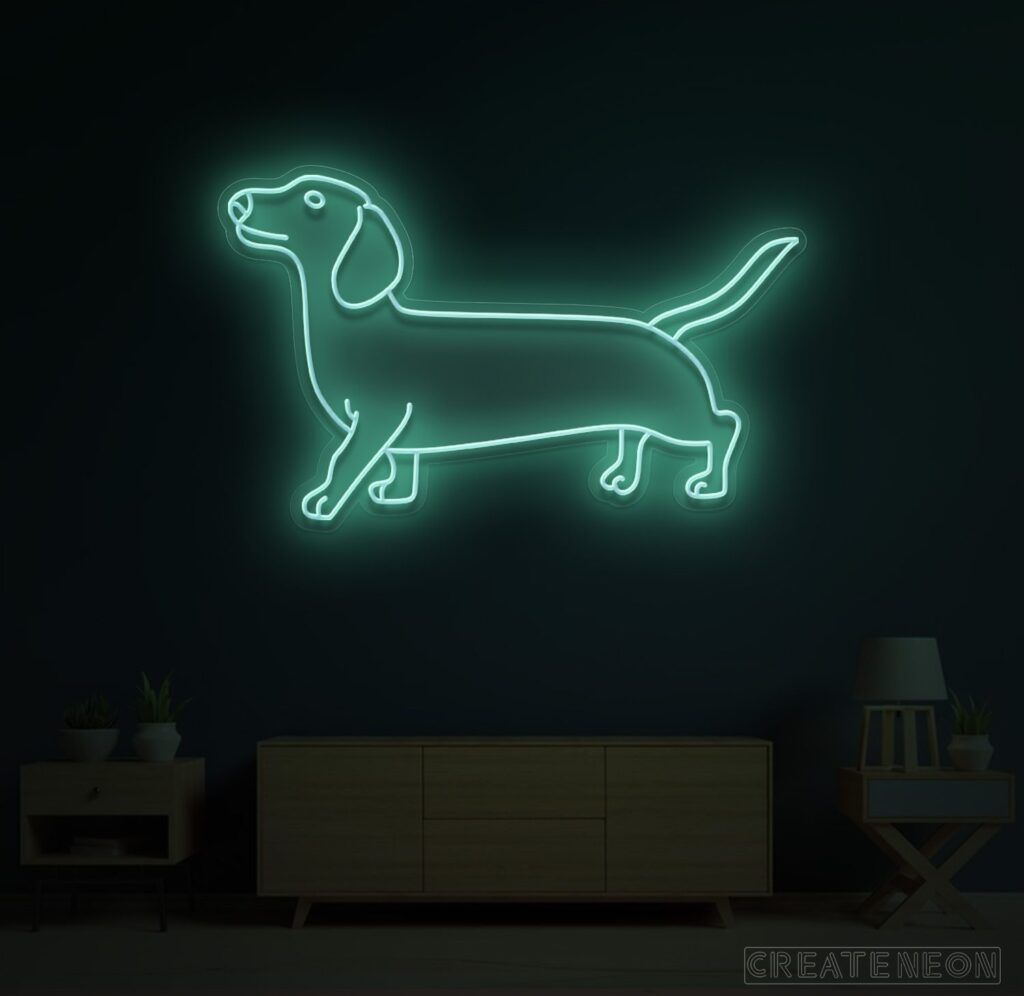 Puppy Neon Sign - Custom Neon Sign CreateNeon.Com