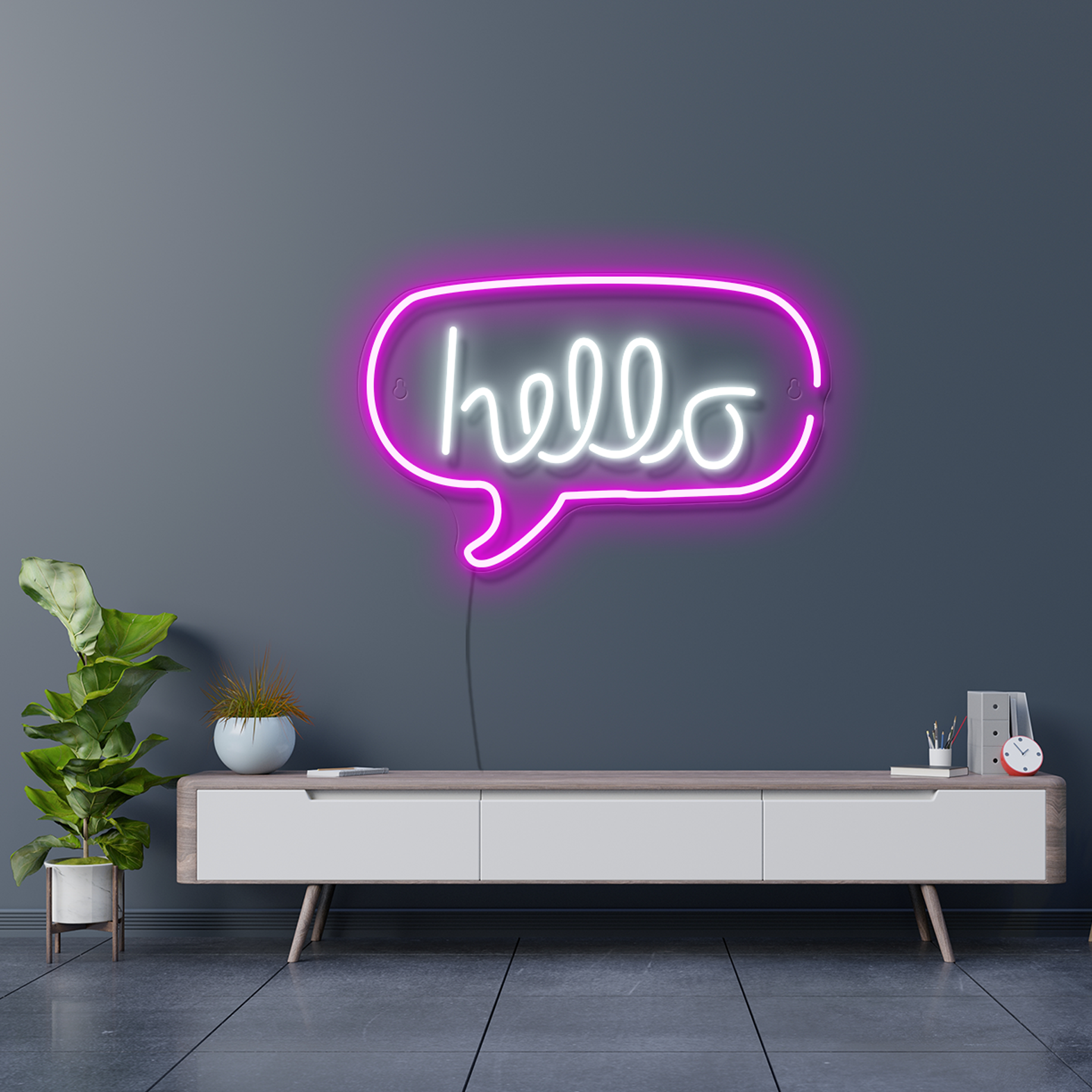 Mini Hello Neon Sign | Affordable neon signs | Create Neon