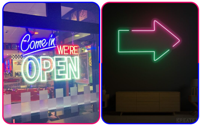 7 Restaurant Interior Design Ideas Featuring Neon Signs
