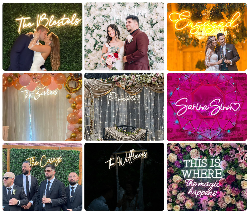 Get Custom Wedding Neon Sign to Elevate Your Wedding Décor