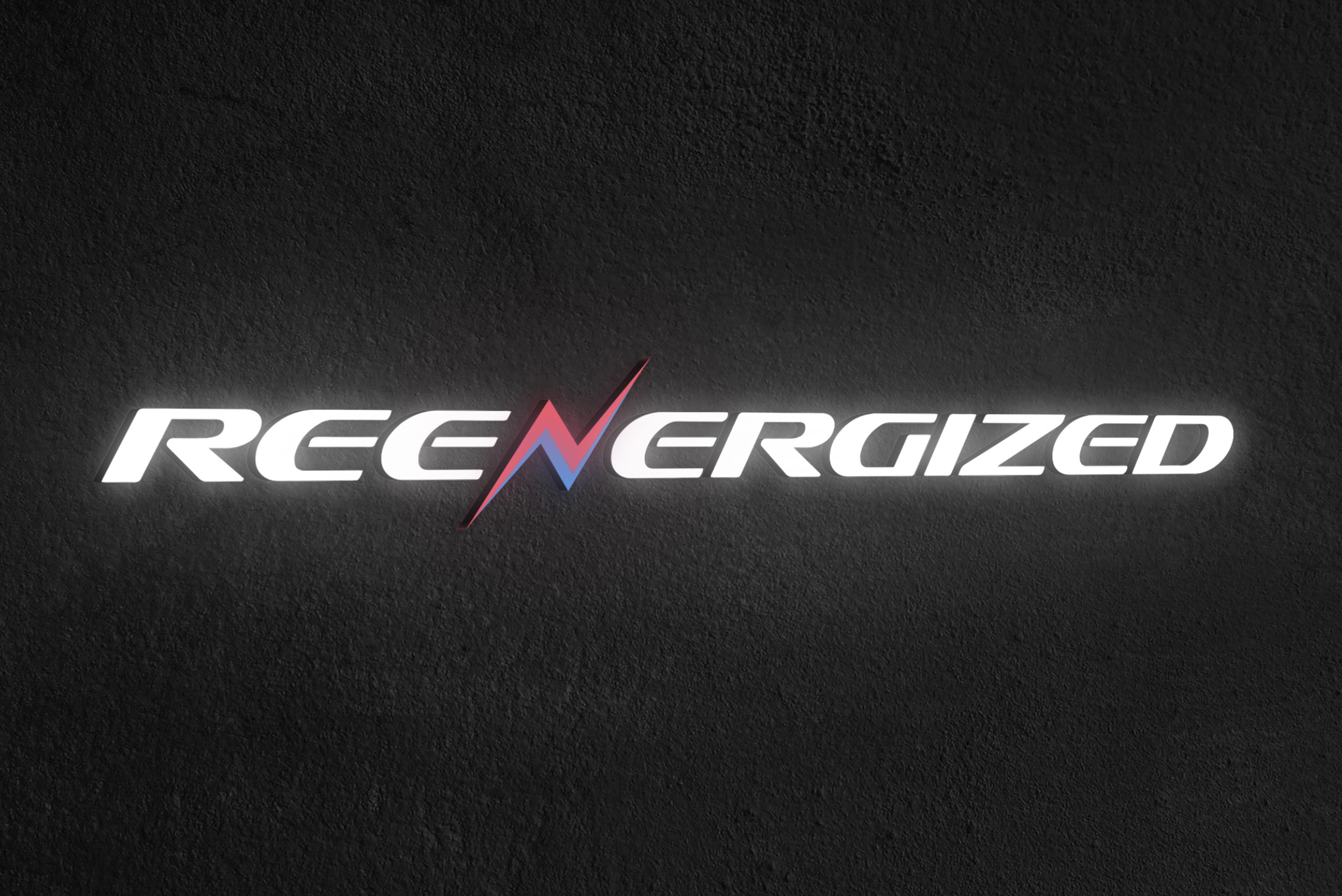RENERGIZED LOGO 8FT X 1.2FT - CreateNeon.Com